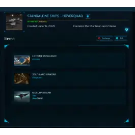 Buy Banu Merchantman - CCU'd from LTI Hoverquad & two Azlatan Armor ...