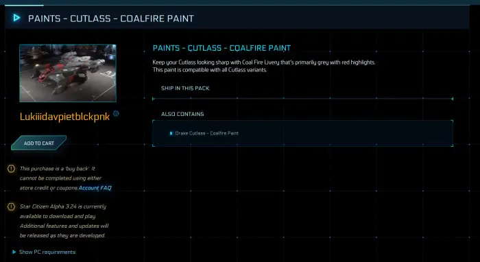 Buy Paints - Cutlass - Coalfire Paint at Star-Hangar.com