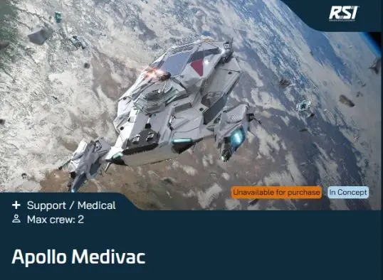 Buy RSI Apollo Medivac and Game Download - Starter Pack Warbond - IAE ...