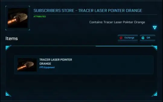 tracer laser pointer orange