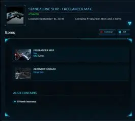 Buy Freelancer Max - 6m Ins at Star-Hangar.com