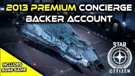 Buy 2013 Backer Concierge Premium Account at Star-Hangar.com